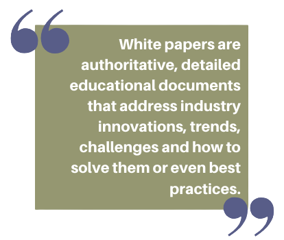 8 Best Practices for Creating Successful GovCon White Papers